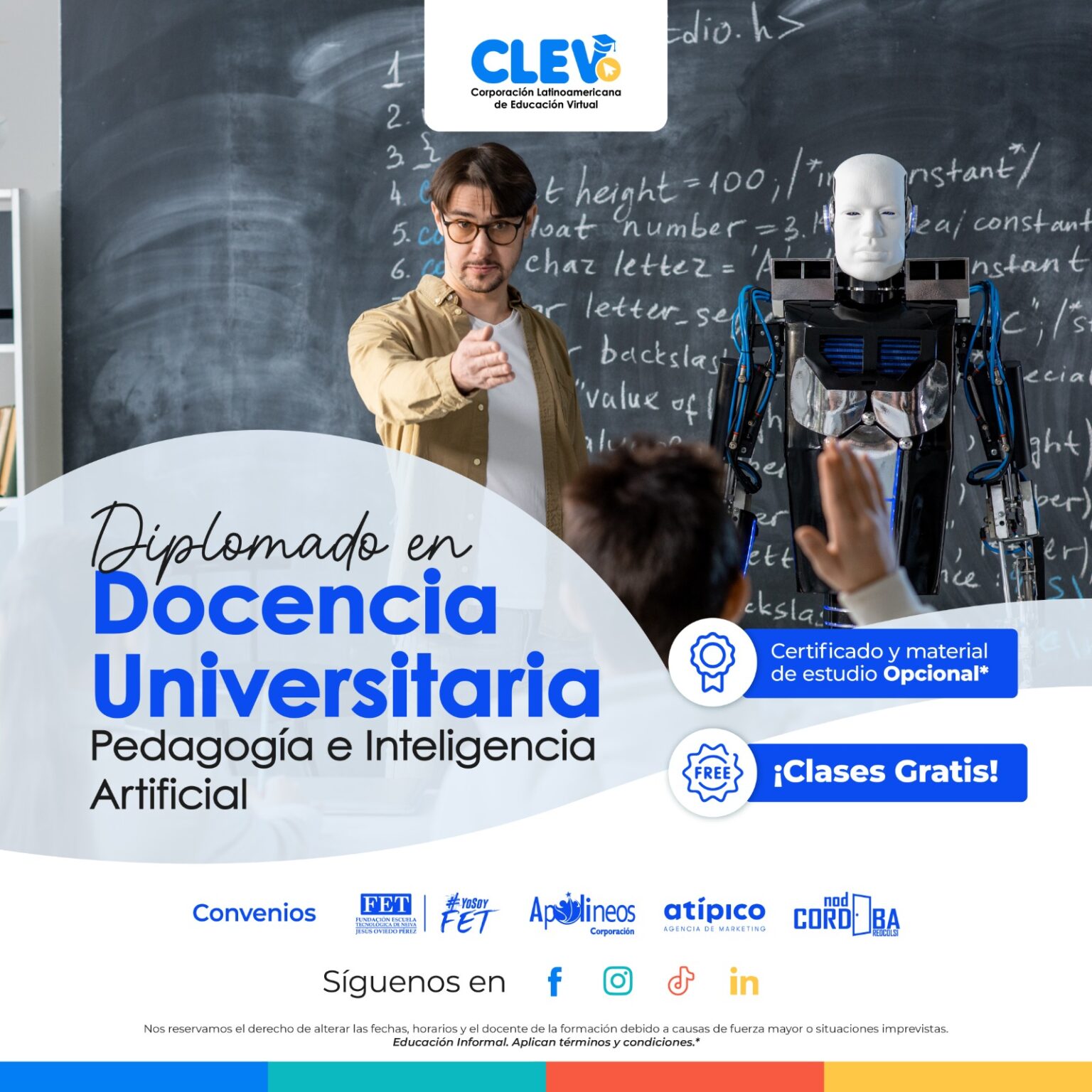 Diplomado en Docencia Universitaria con Inteligencia Artificial y Pedagogía – Eduación Virtual ...